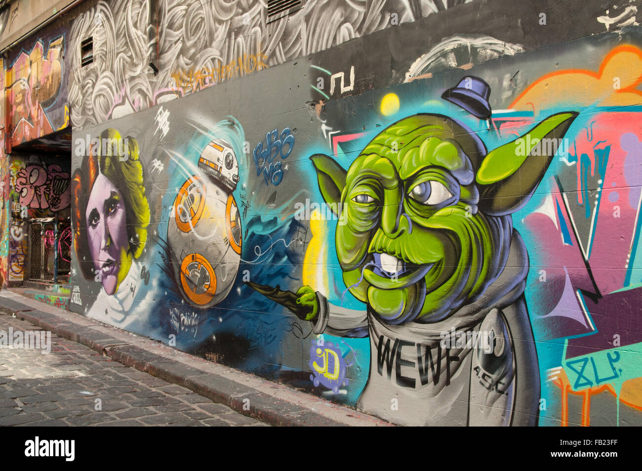 Australian graffiti hi-res stock photography and images - Alamy