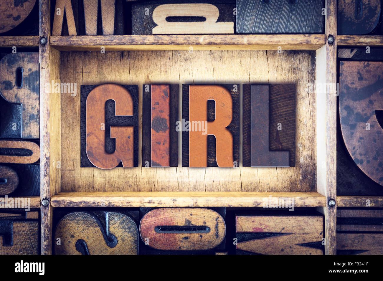 Word baby written in vintage hi-res stock photography and images - Alamy