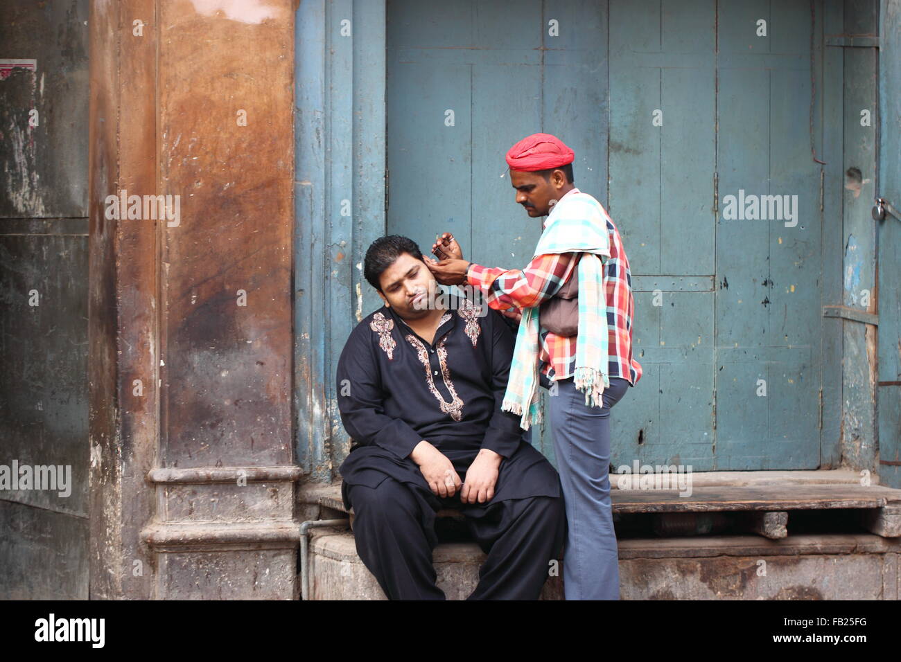 India street view Stock Photo - Alamy