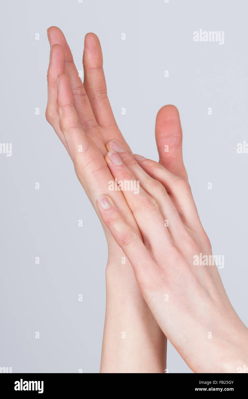 Close up of a woman's hands Stock Photo - Alamy