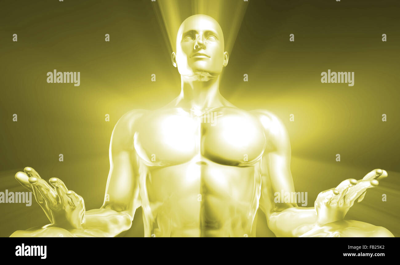 Spiritual Landscape and Faith Healing as a Concept Stock Photo - Alamy