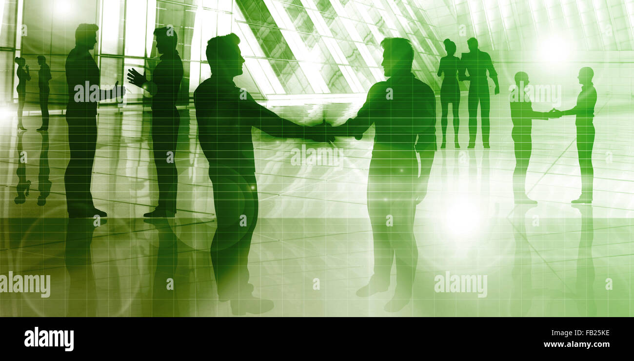 Business Discussion Between a Group of Professionals Stock Photo - Alamy