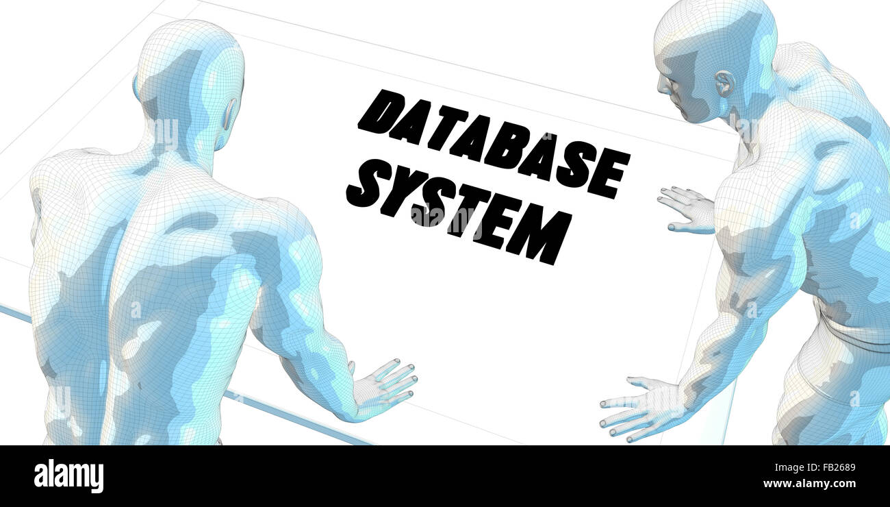 Database System Discussion and Business Meeting Concept Art Stock Photo ...