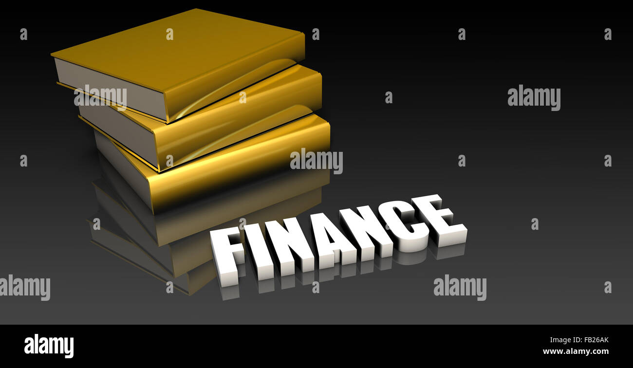 Finance Subject with a Pile of Education Books Stock Photo - Alamy