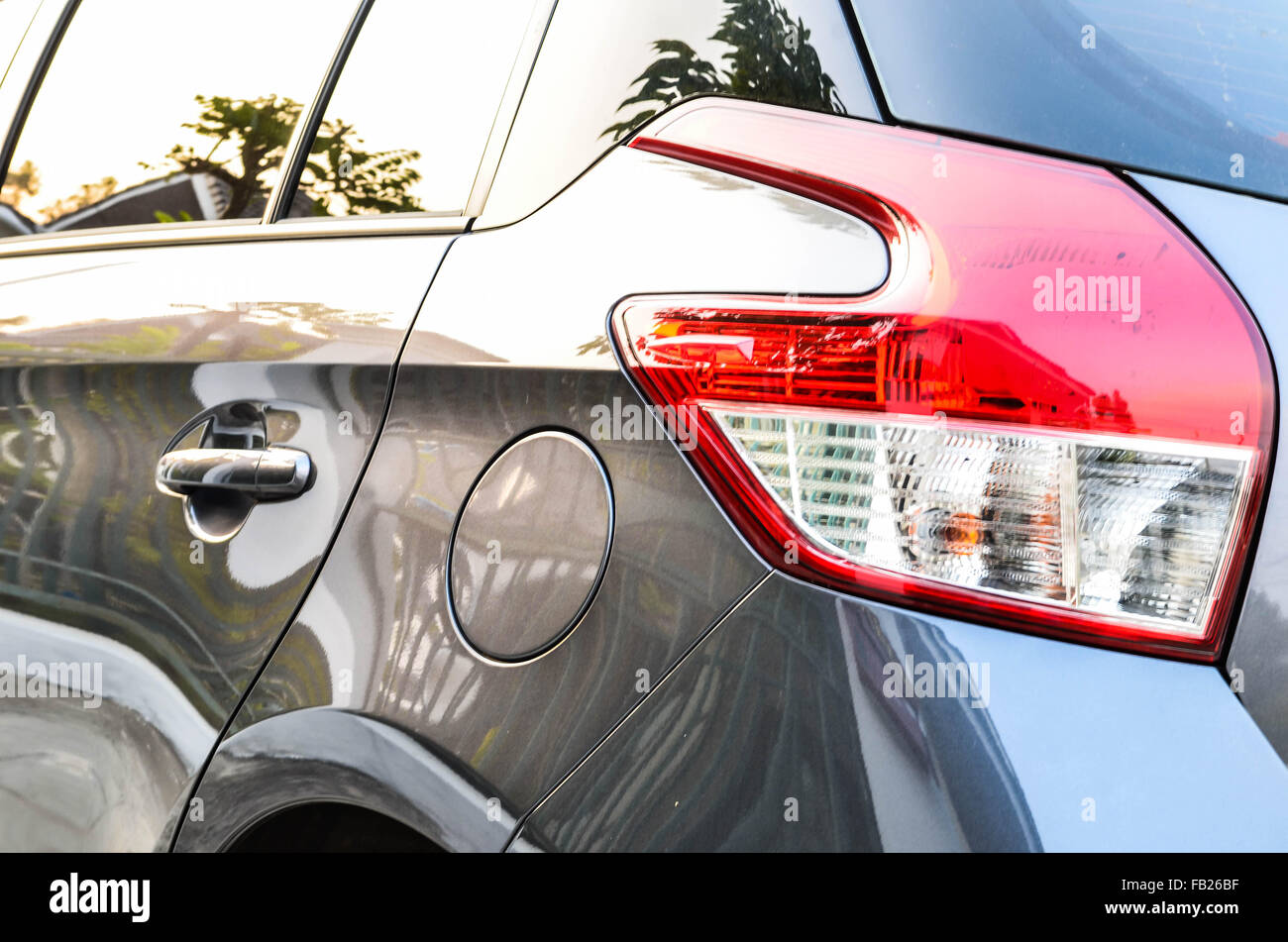 The back side of a car Stock Photo - Alamy