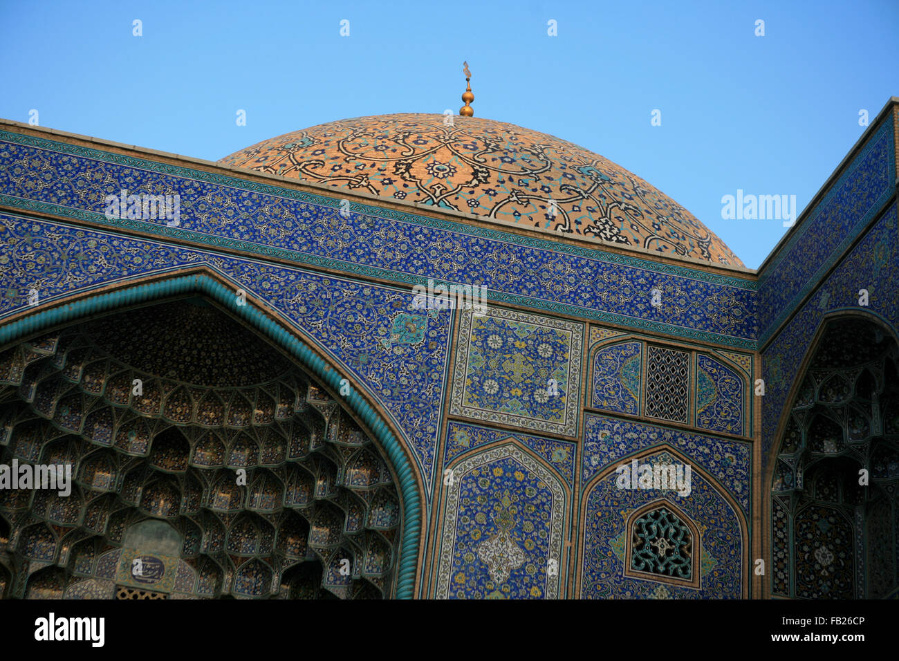 Iran Esfahan Royal Mosque Stock Photo - Alamy