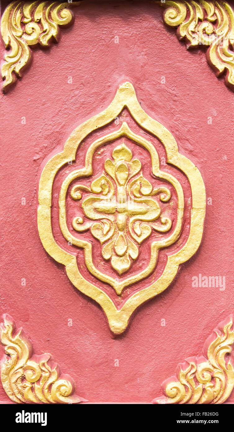 frame flame pattern, Thai art Stock Photo - Alamy