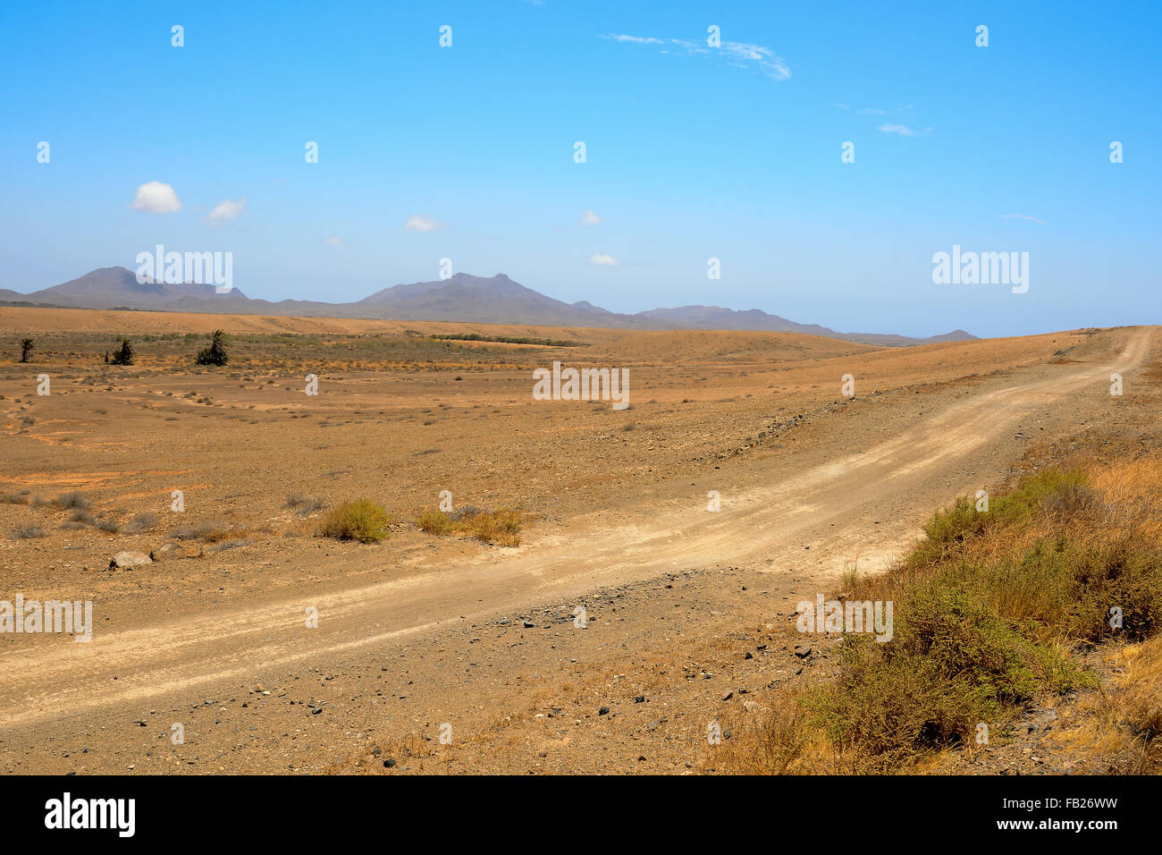 Dry Desert Landscape Stock Photo - Alamy