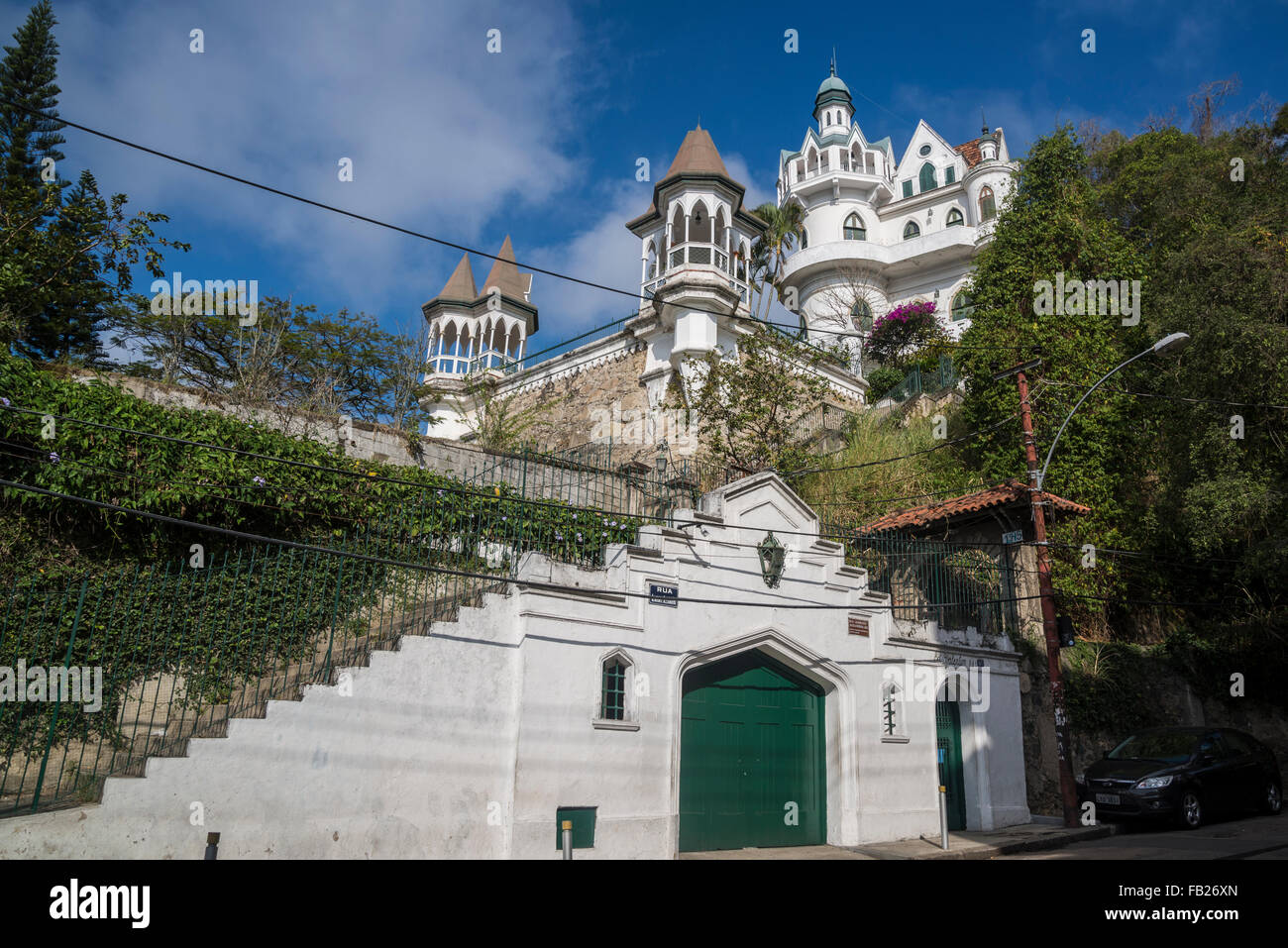 Beautiful residential house, Santa Teresa, Rio de Janeiro, Brazil Stock ...