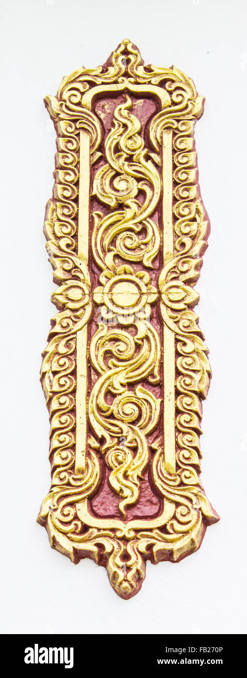 frame flame pattern, Thai art Stock Photo - Alamy