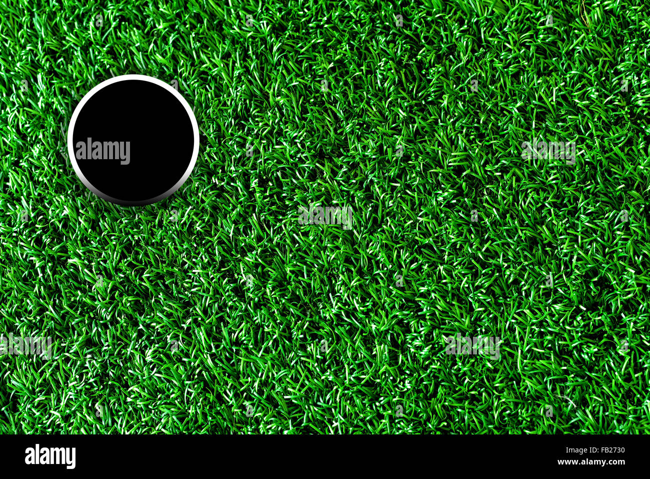 Golf course hole Stock Photo - Alamy