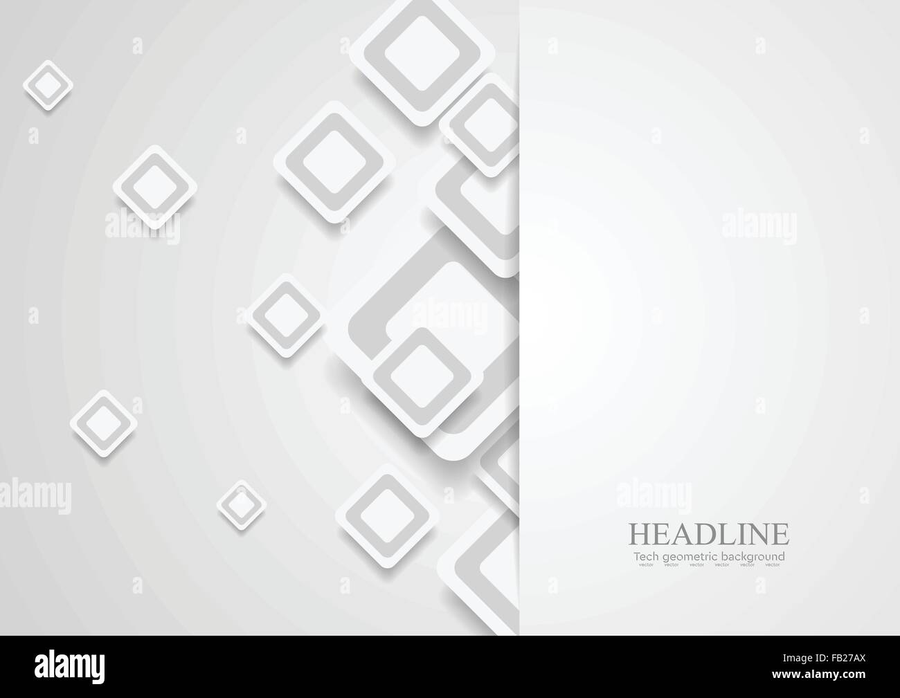 Tech corporate paper background with squares. Vector design Stock ...