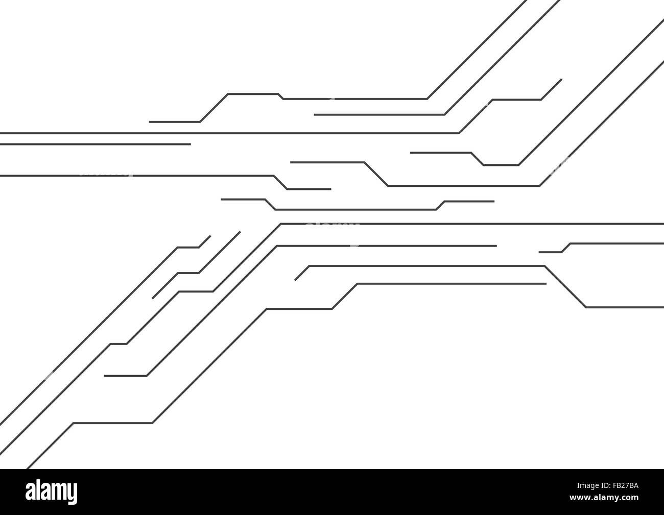 Tech circuit board background. Vector design Stock Vector Image & Art ...