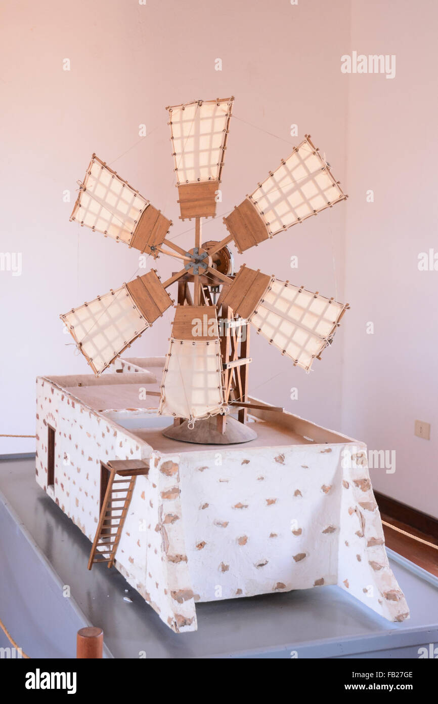 Classic Vintage Windmill Building Stock Photo - Alamy