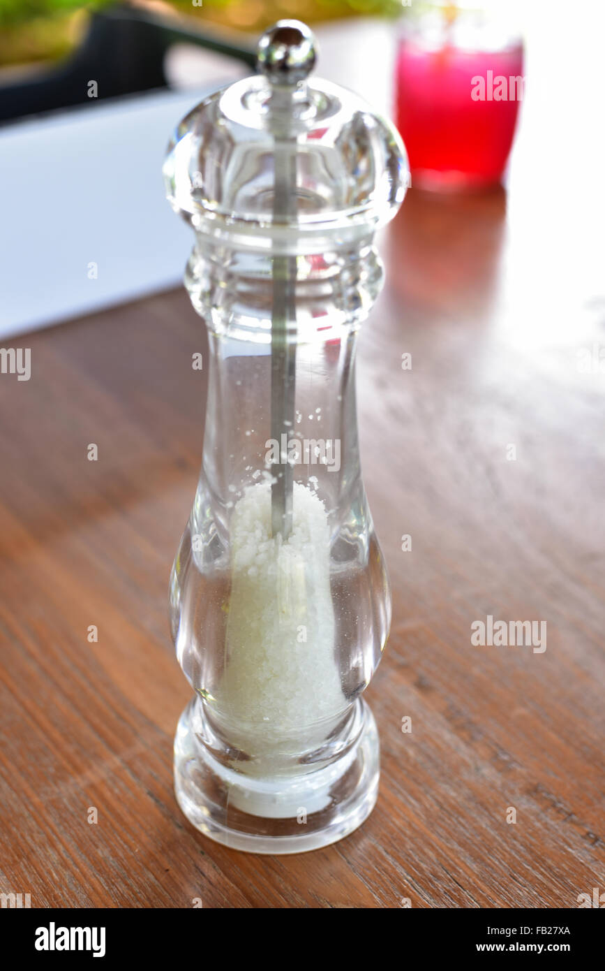 Salt spill on kitchen hi-res stock photography and images - Alamy