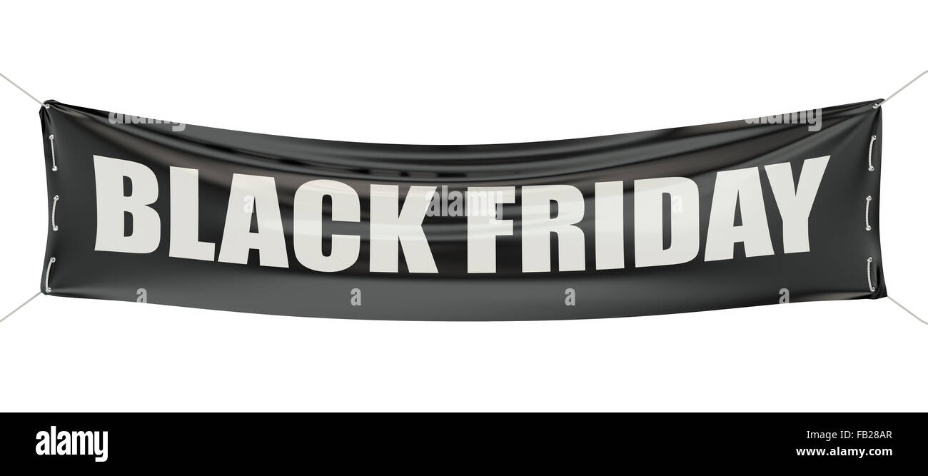 Banner black friday shopping Cut Out Stock Images & Pictures - Alamy