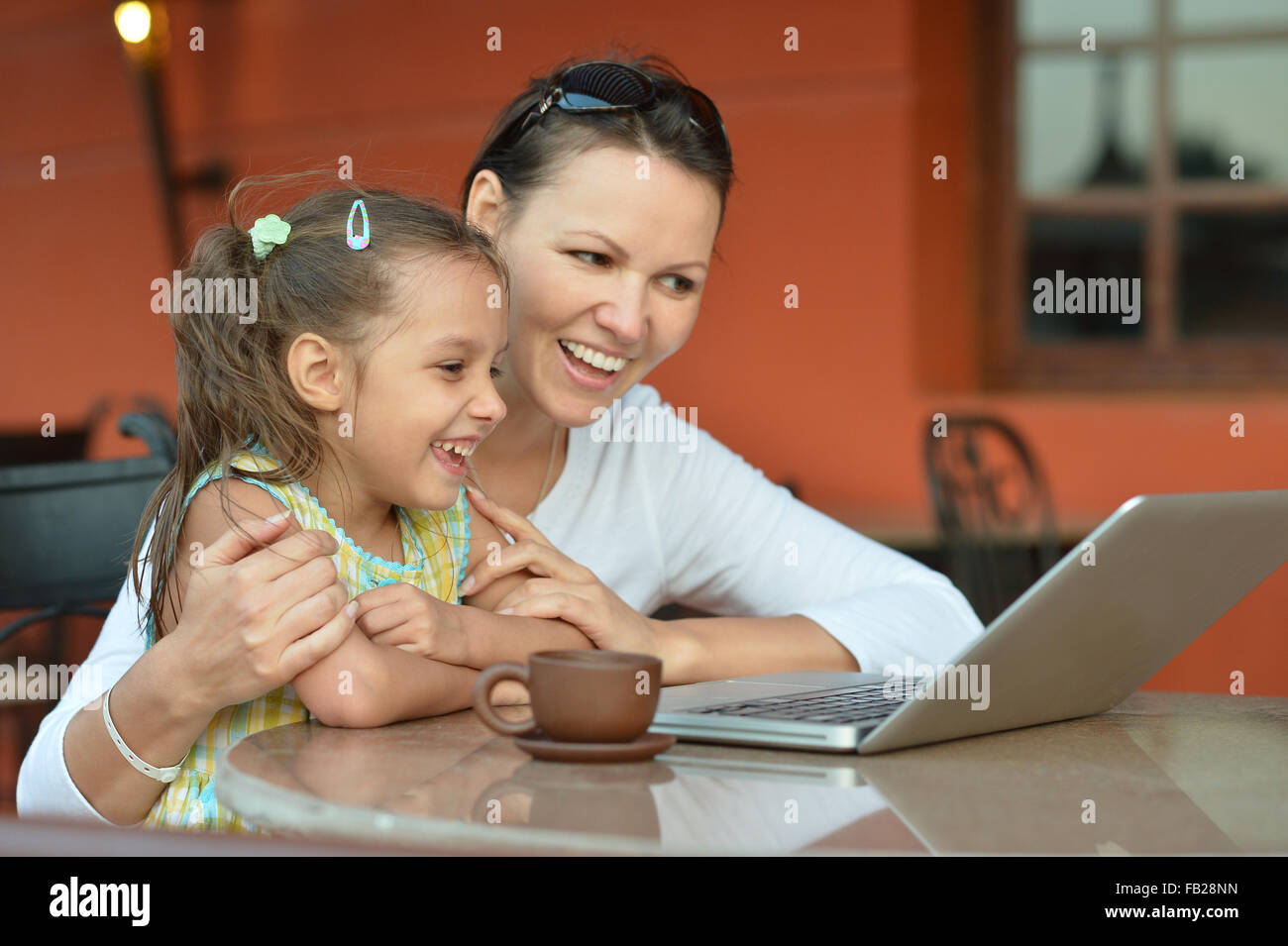 woman with girl Stock Photo - Alamy