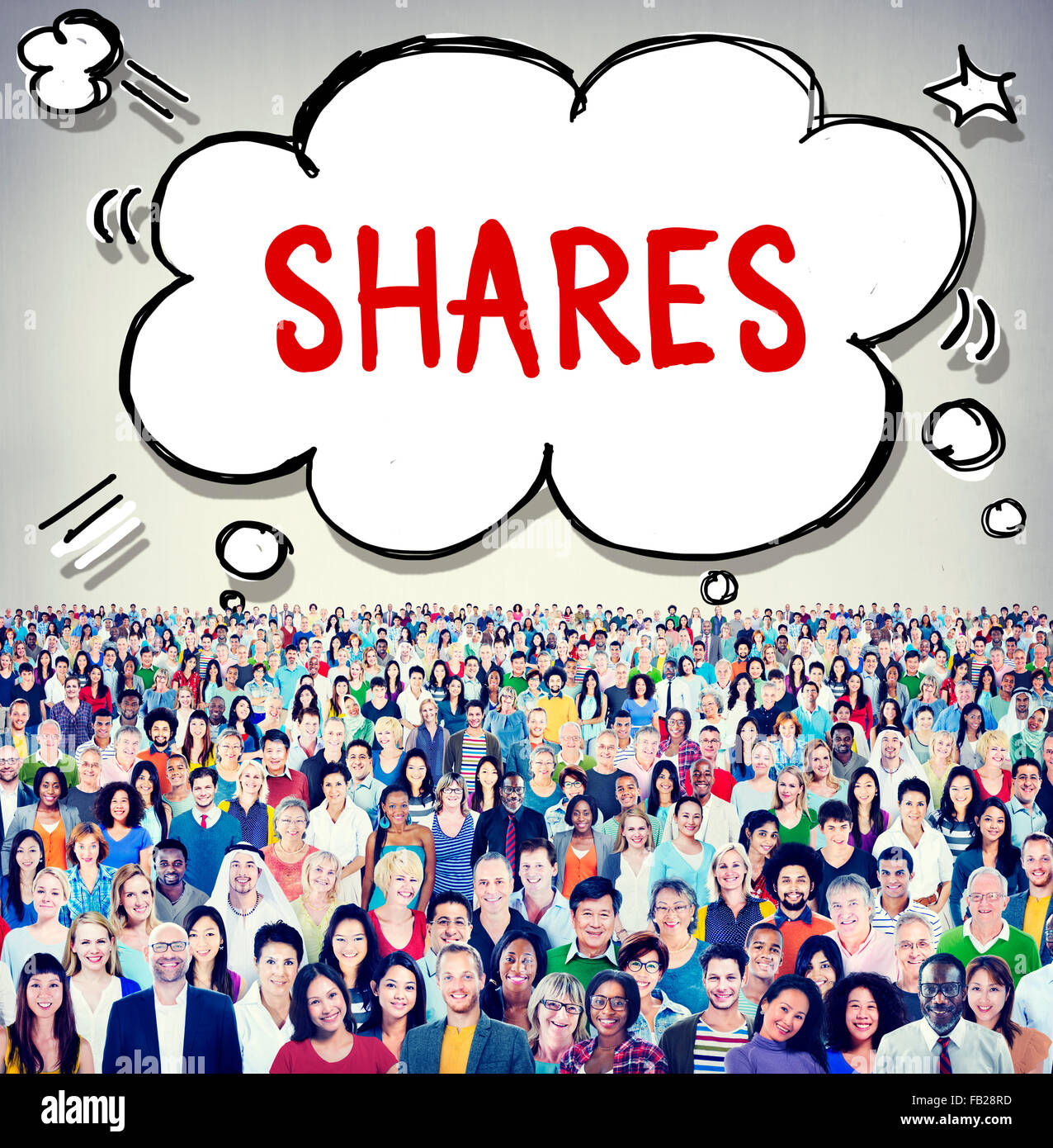 Shares Shareholder Asset Contribution Proportion Concept Stock Photo ...