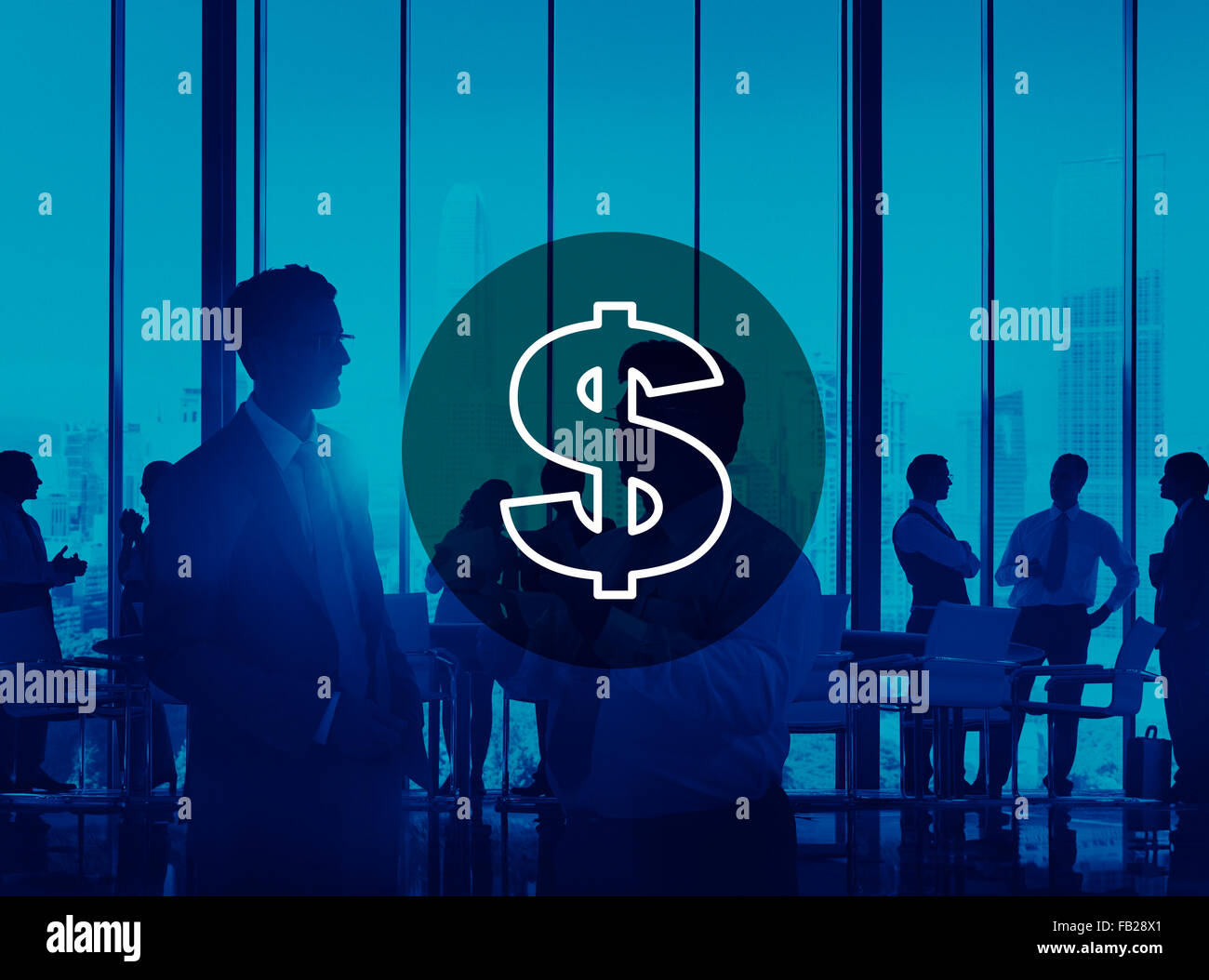 Business FInancial Money Dollar Currency Concept Stock Photo - Alamy
