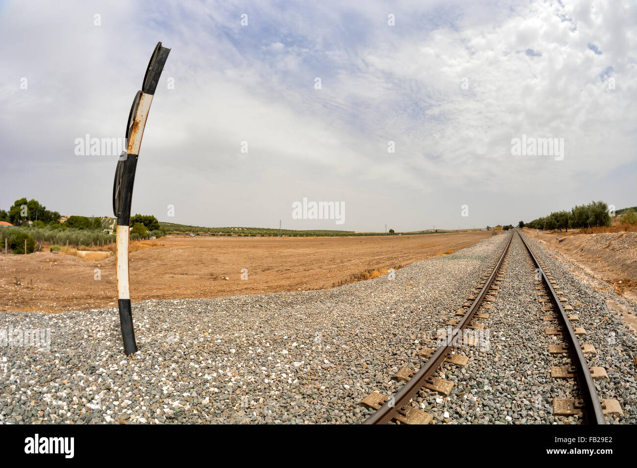 Train Rail Road Stock Photo - Alamy