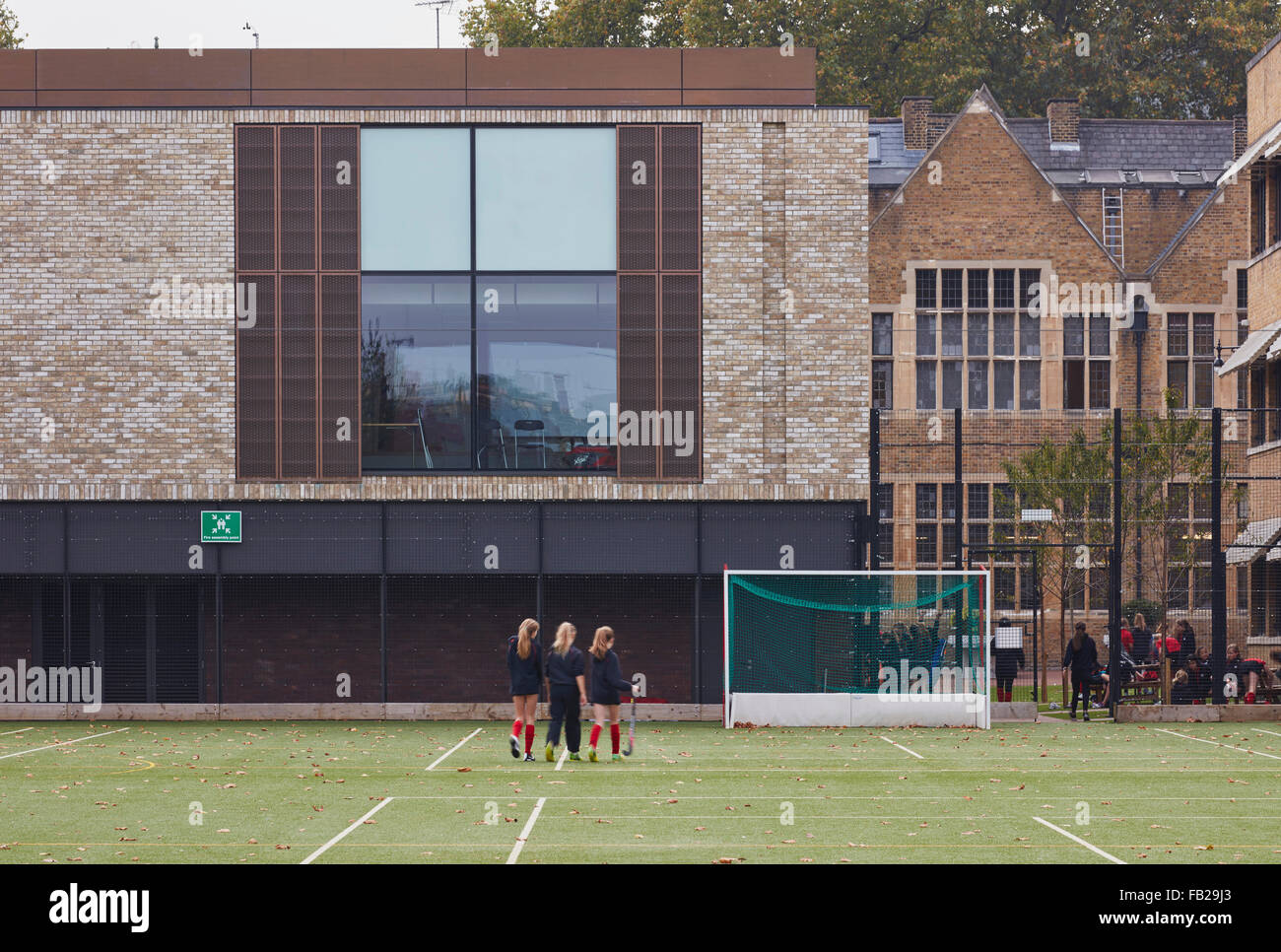 View across sports field towards school complex. Godolphin & Latymer ...
