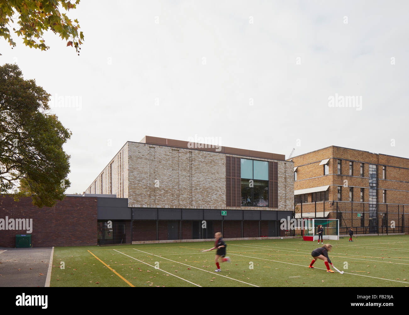 View across sports field towards school complex. Godolphin & Latymer ...