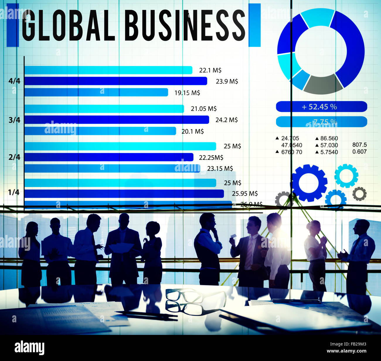 Global Business Growth Corporate Development Concept Stock Photo - Alamy