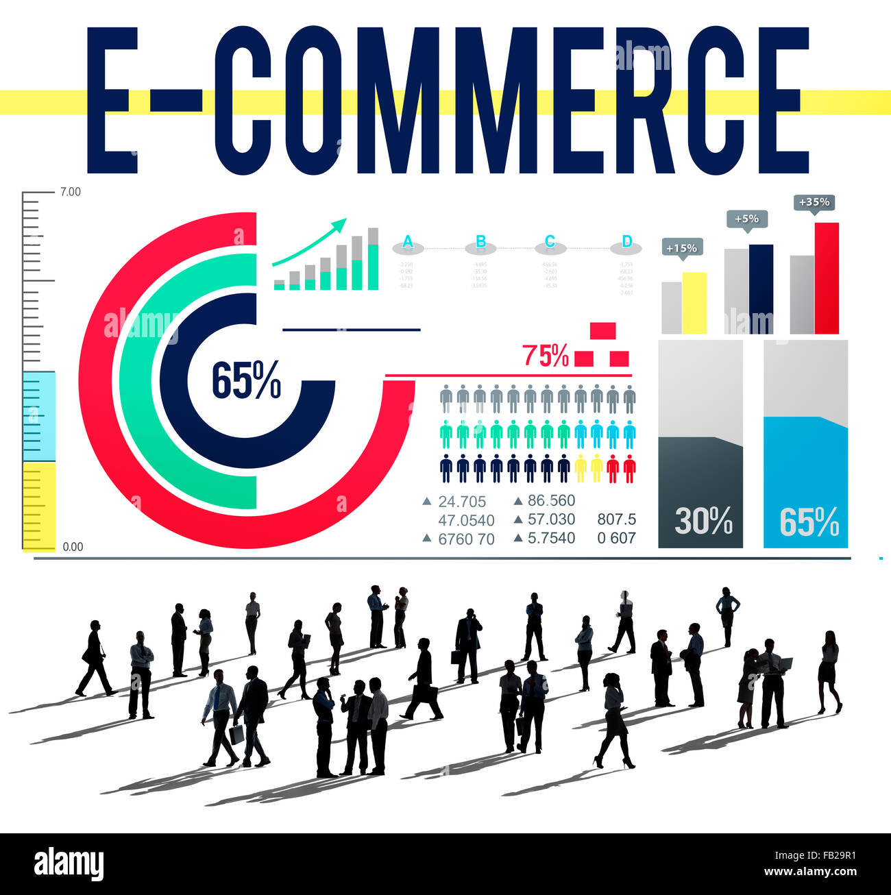 Digital business report Cut Out Stock Images & Pictures - Alamy