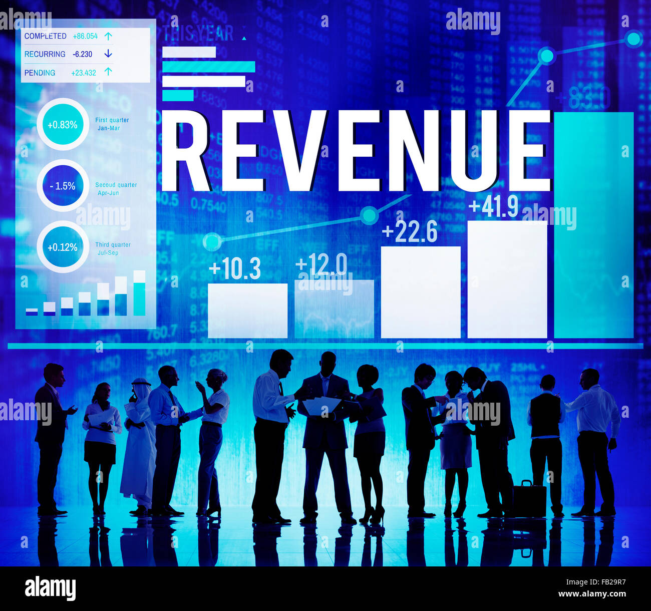 Revenue Accounting Currency Economic Concept Stock Photo - Alamy