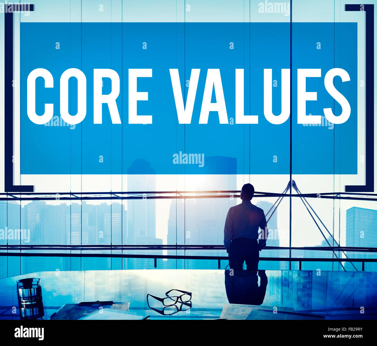 Core Values Core Focus Goals Ideology Main Purpose Concept Stock Photo ...