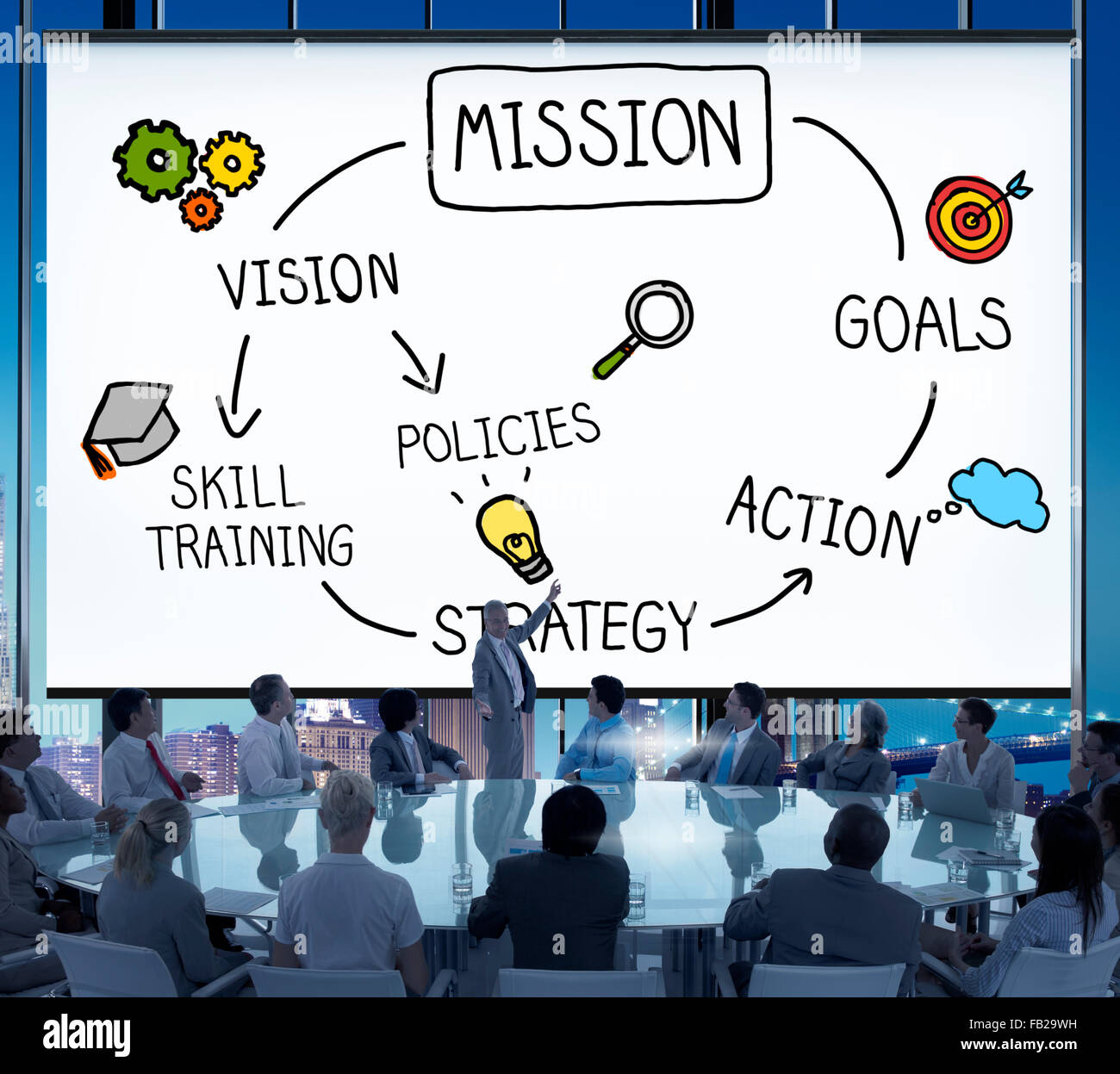 Mission Skill Training Action Inspiration Concept Stock Photo - Alamy