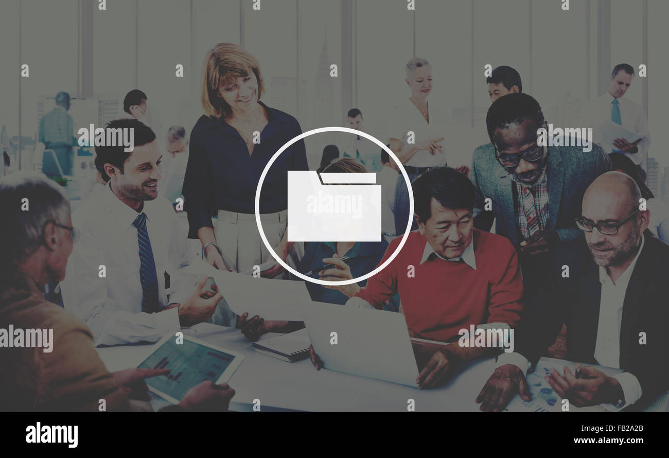 Folder Storage Files Organization Document Data Concept Stock Photo - Alamy