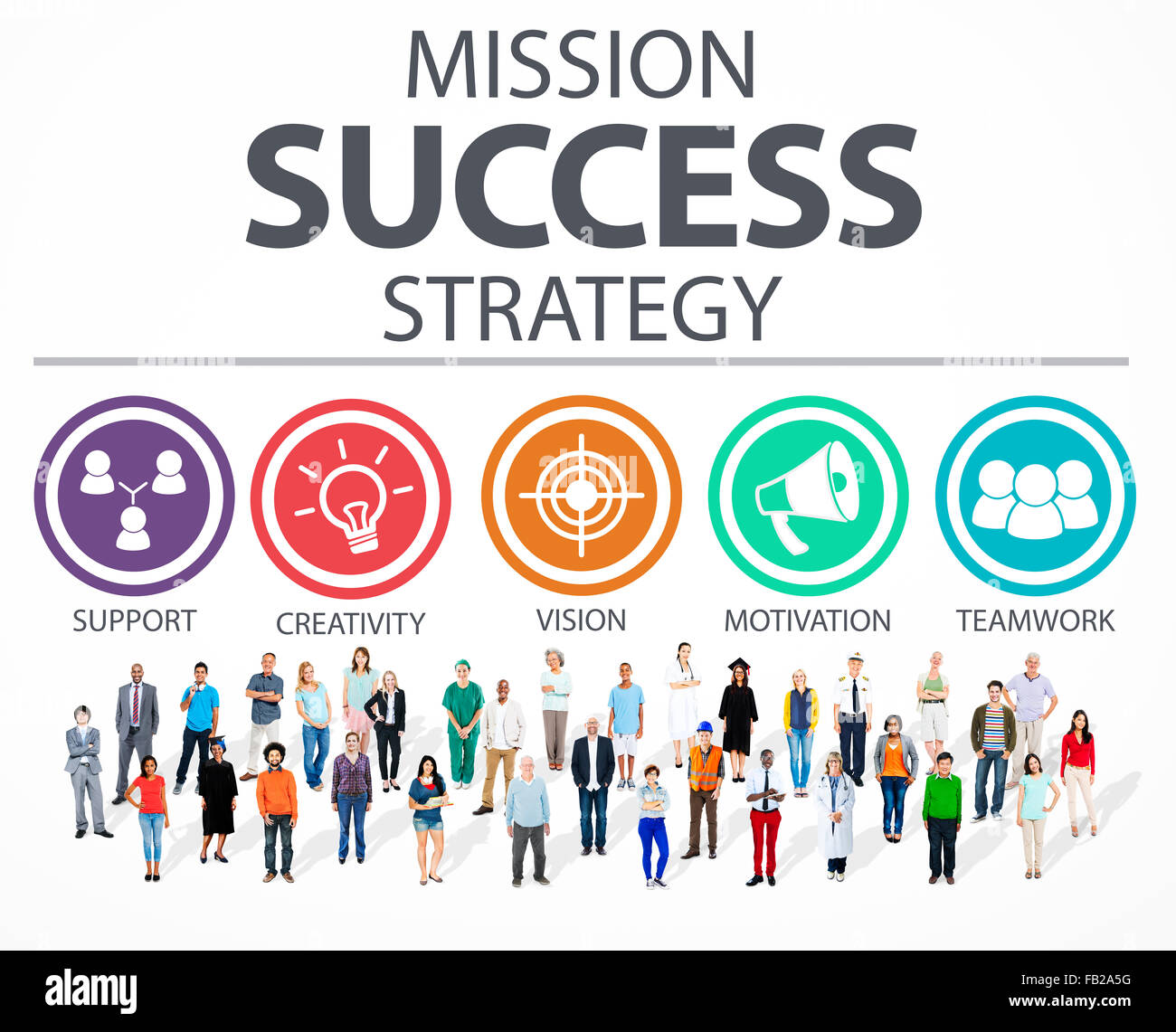 Mission Success Strategy Achievement Strategy Concept Stock Photo - Alamy