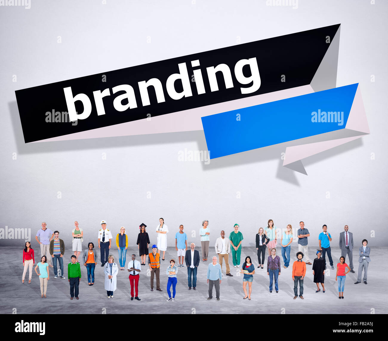 Branding Brand Trademark Identity Advertising Label Concept Stock Photo ...