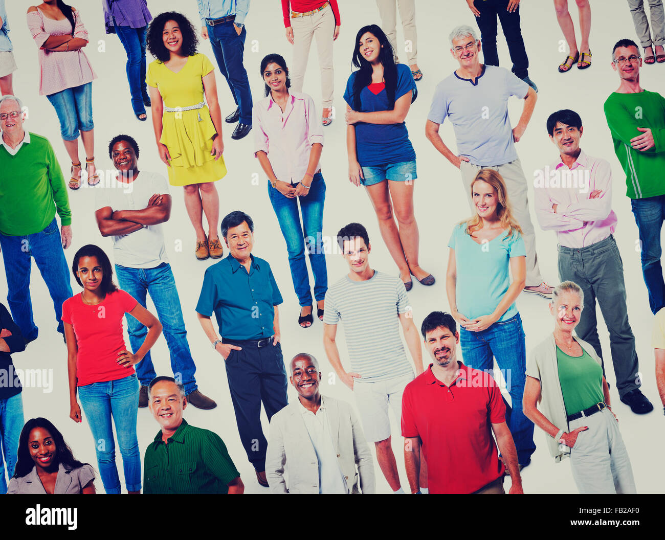 Diverse People Community Crowd Communication Concept Stock Photo - Alamy