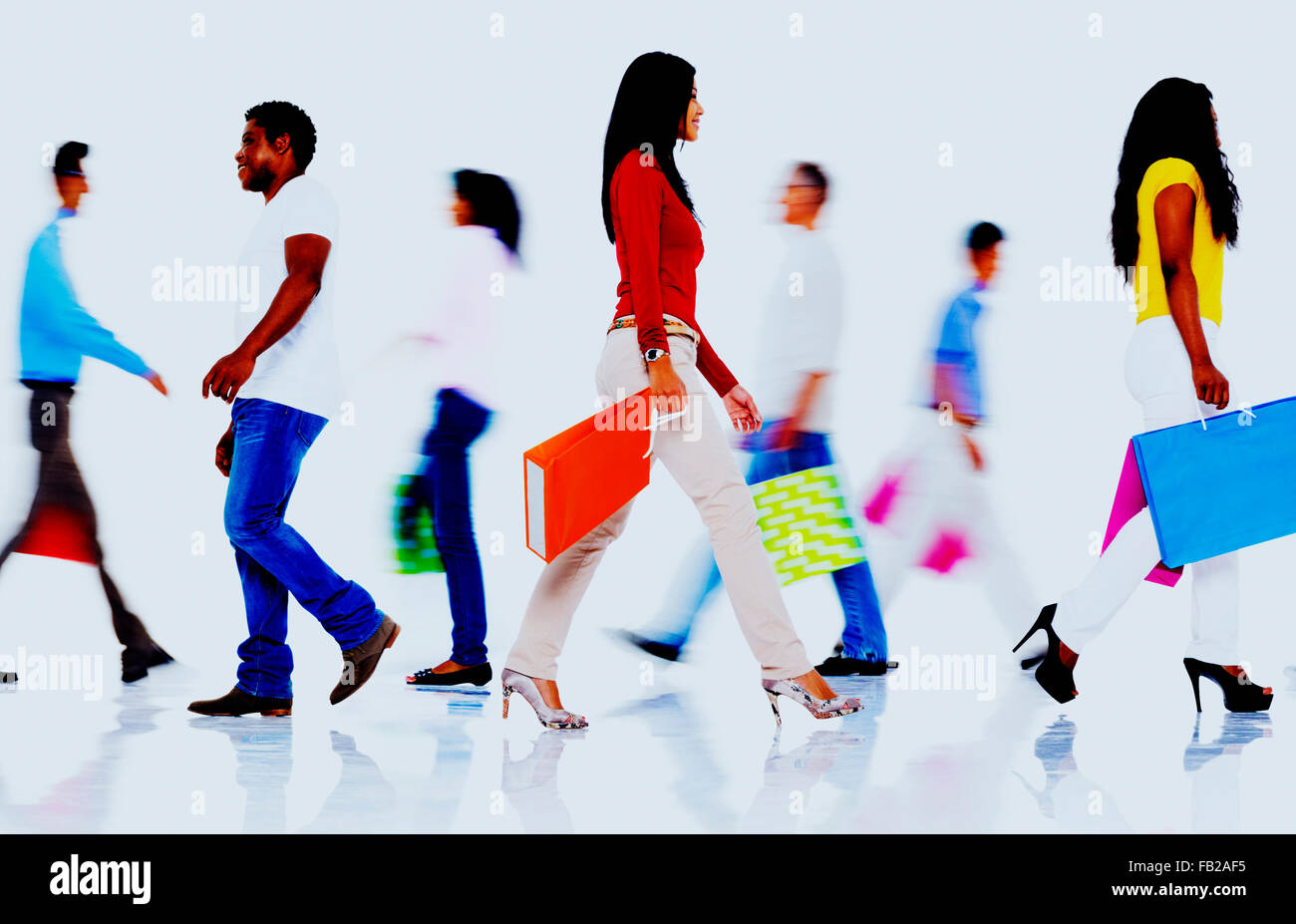 Shopping Purchase Retail Customer Consumer Sale Concept Stock Photo - Alamy