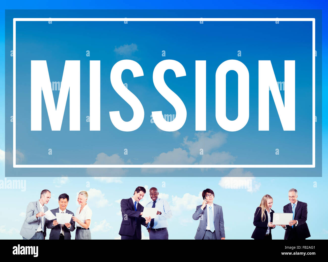 Mission Target Plan Motivation Organization Concept Stock Photo - Alamy