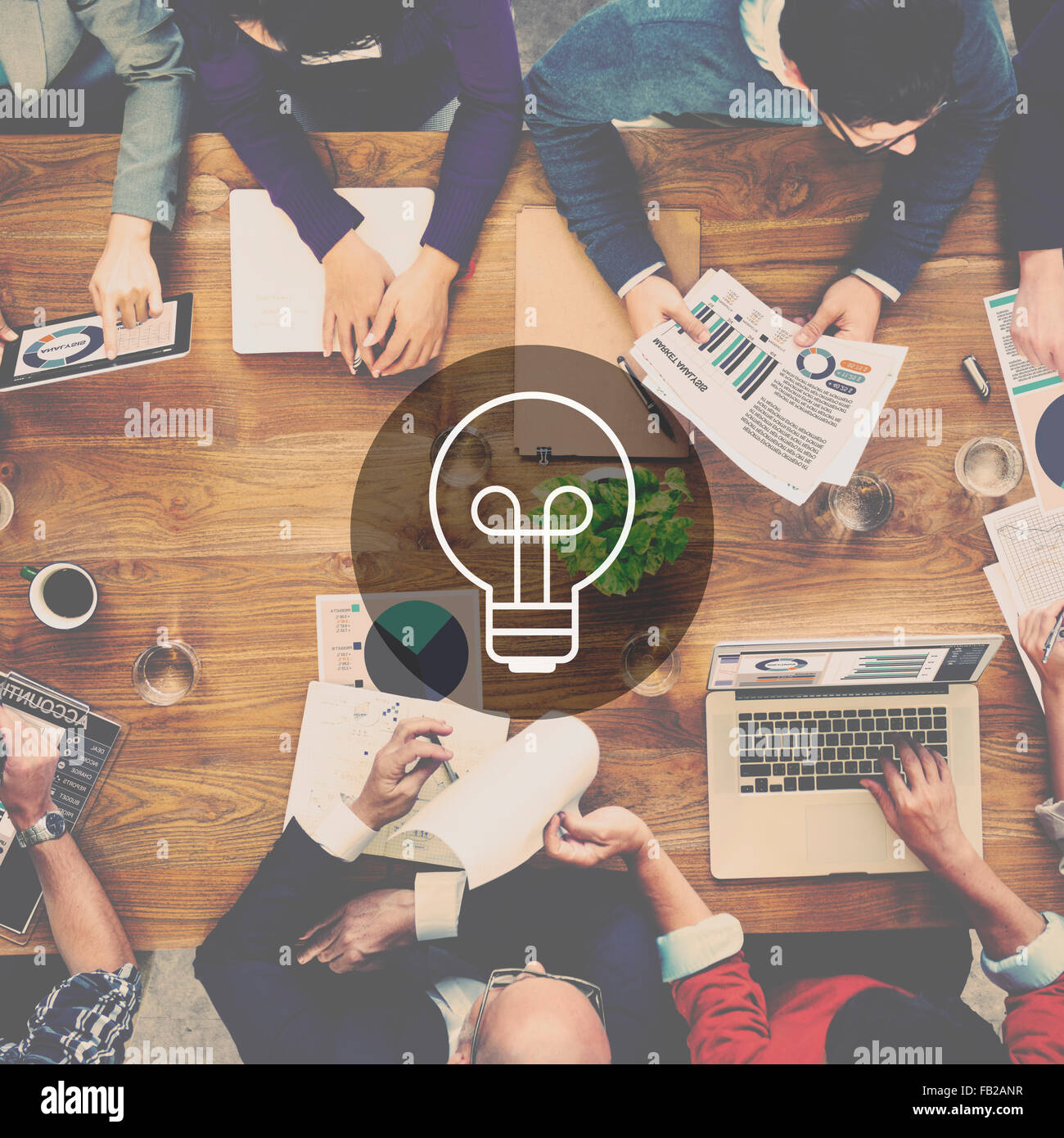 Ideas Thinking Strategy Creativity Planning Inspiration Concept Stock ...