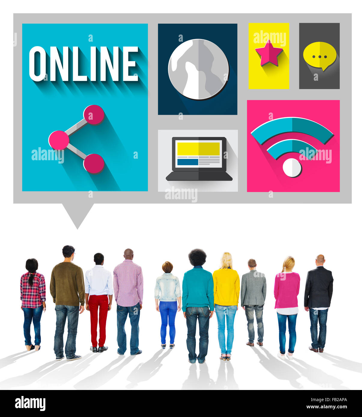 Online Network Connection Connnecting Internet Concept Stock Photo - Alamy