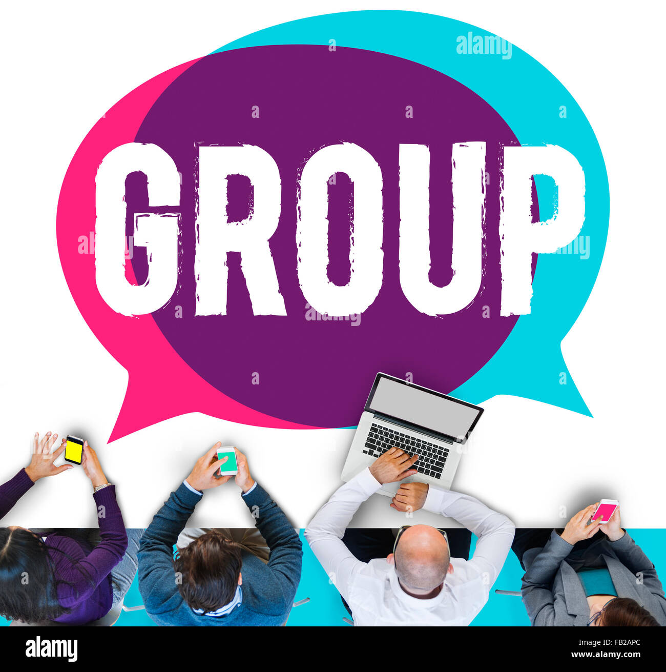 Gruop Union Team Organization Partnership Concept Stock Photo - Alamy