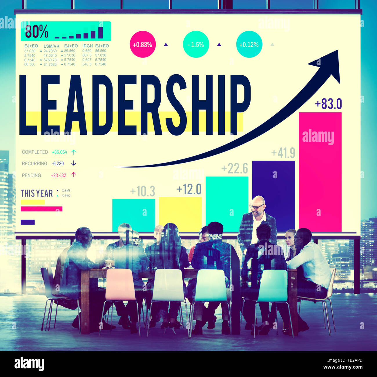 Leadership Learder Lead Management Coach Concept Stock Photo - Alamy