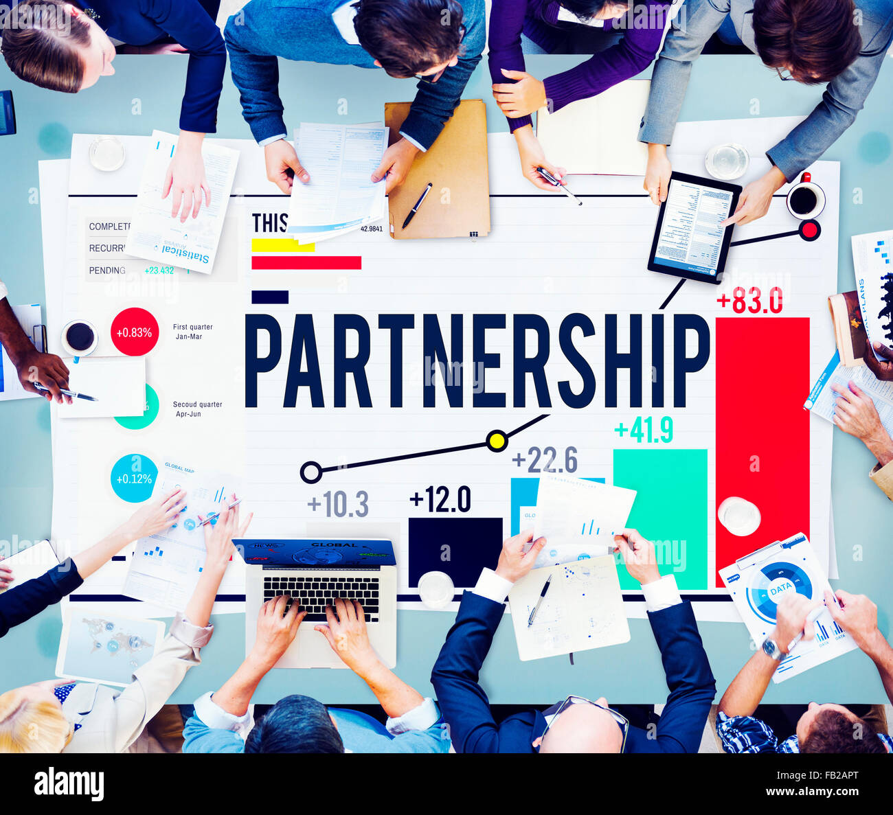Partnership Organization Strategy Team Building Concept Stock Photo - Alamy