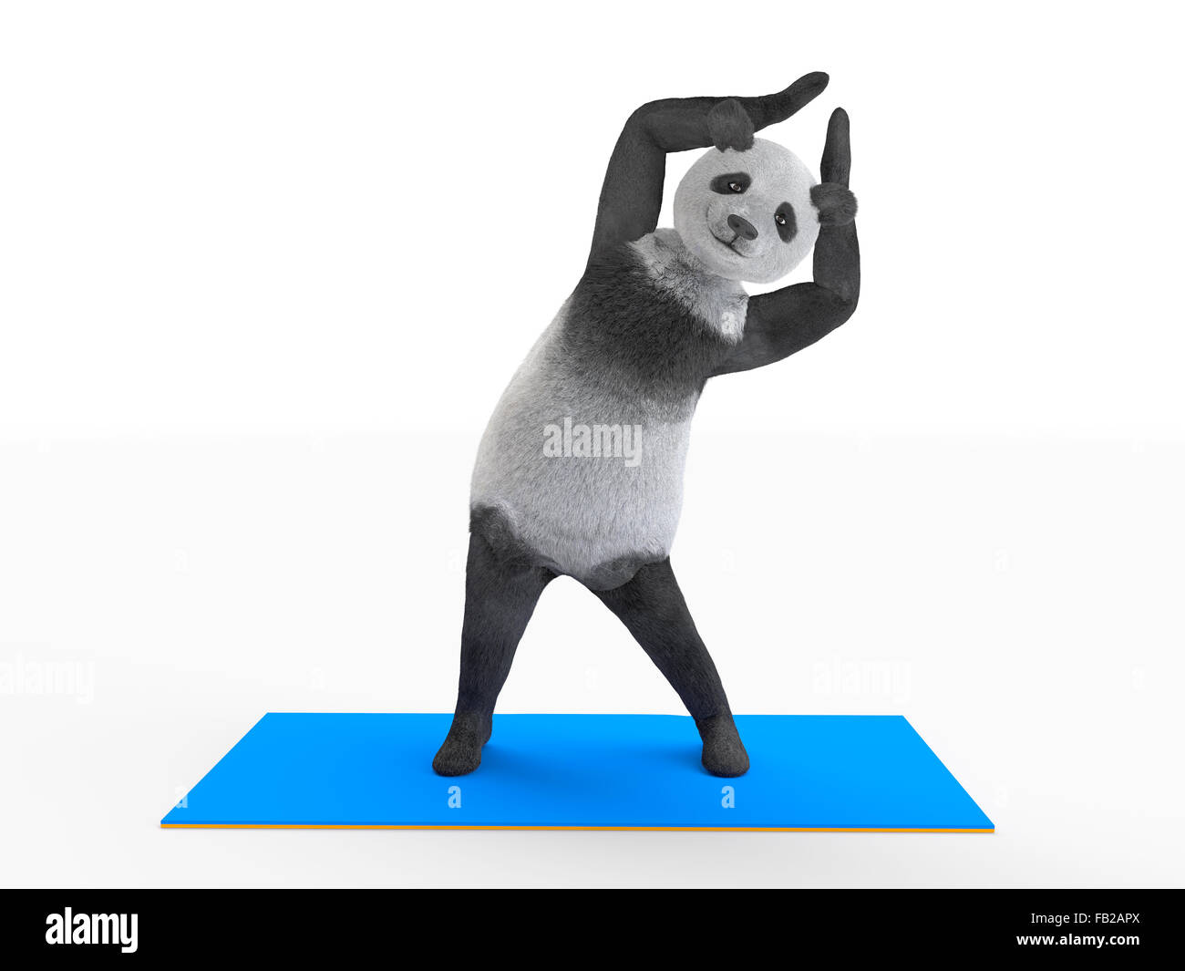 personage bends side body with raised paws Stock Photo - Alamy