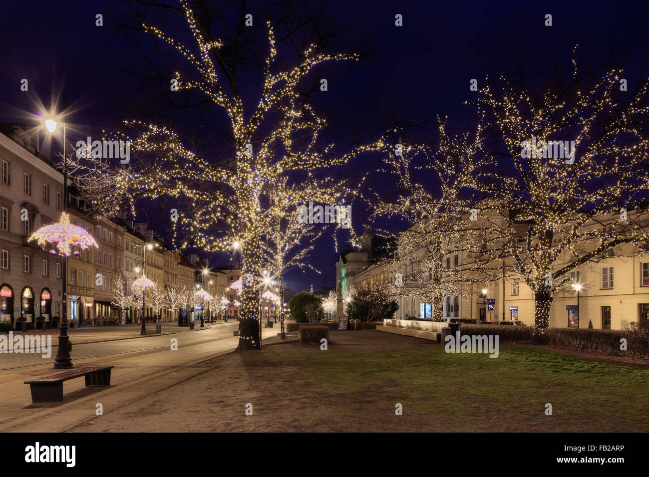 Warsaw christmas market hi-res stock photography and images - Alamy