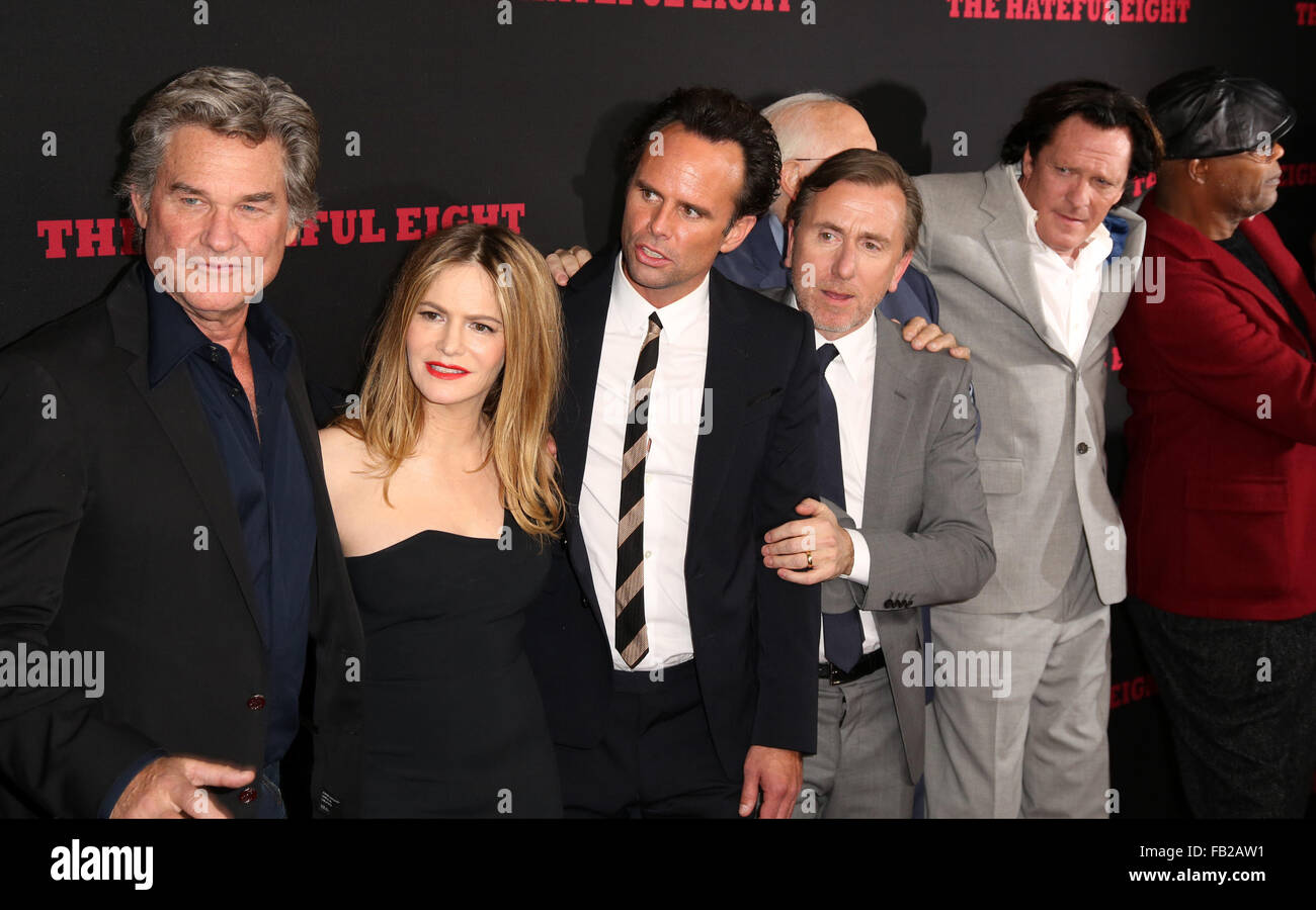 Celebrities attend The Hateful Eight premiere at ArcLight Hollywood ...