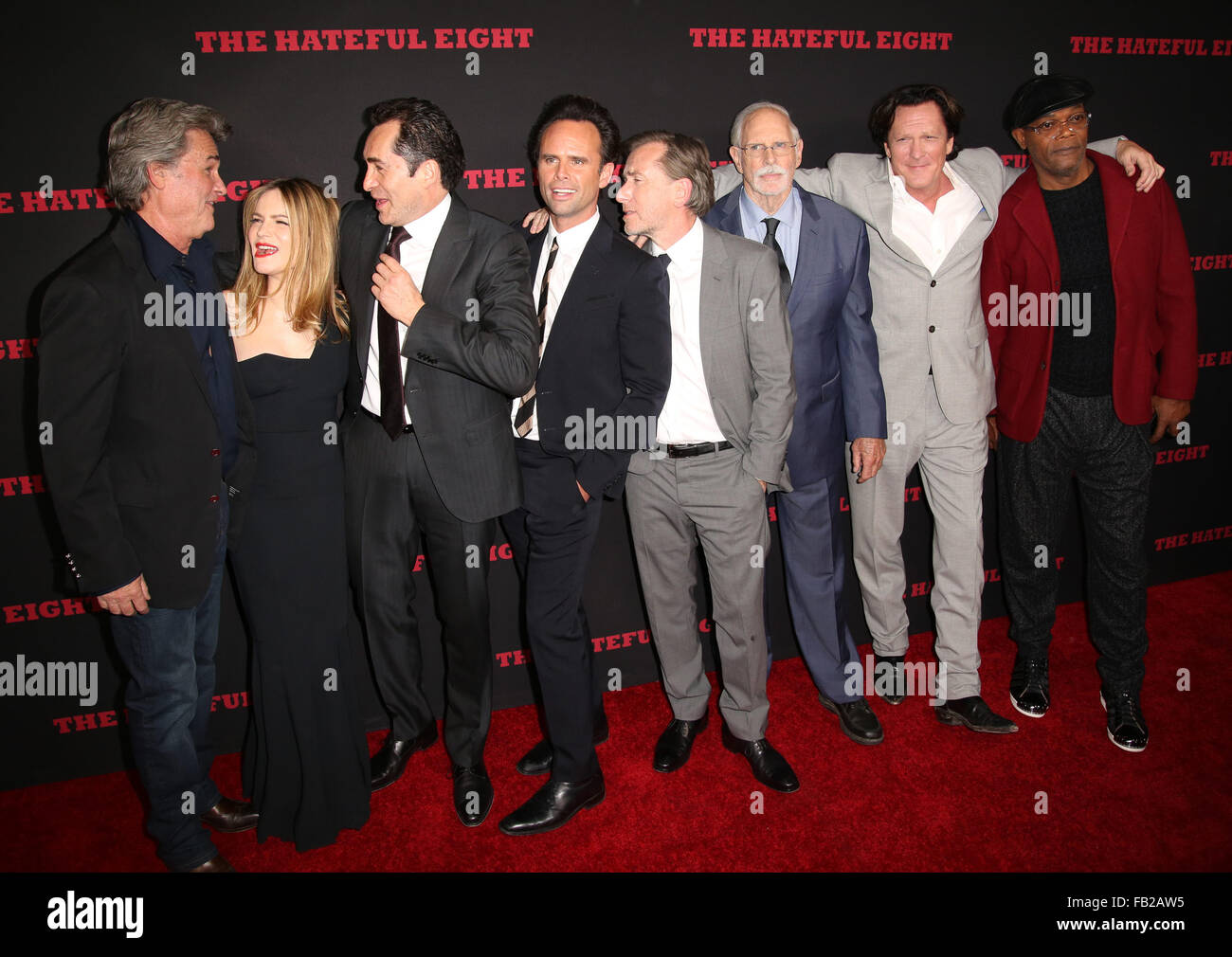 Celebrities attend The Hateful Eight premiere at ArcLight Hollywood ...