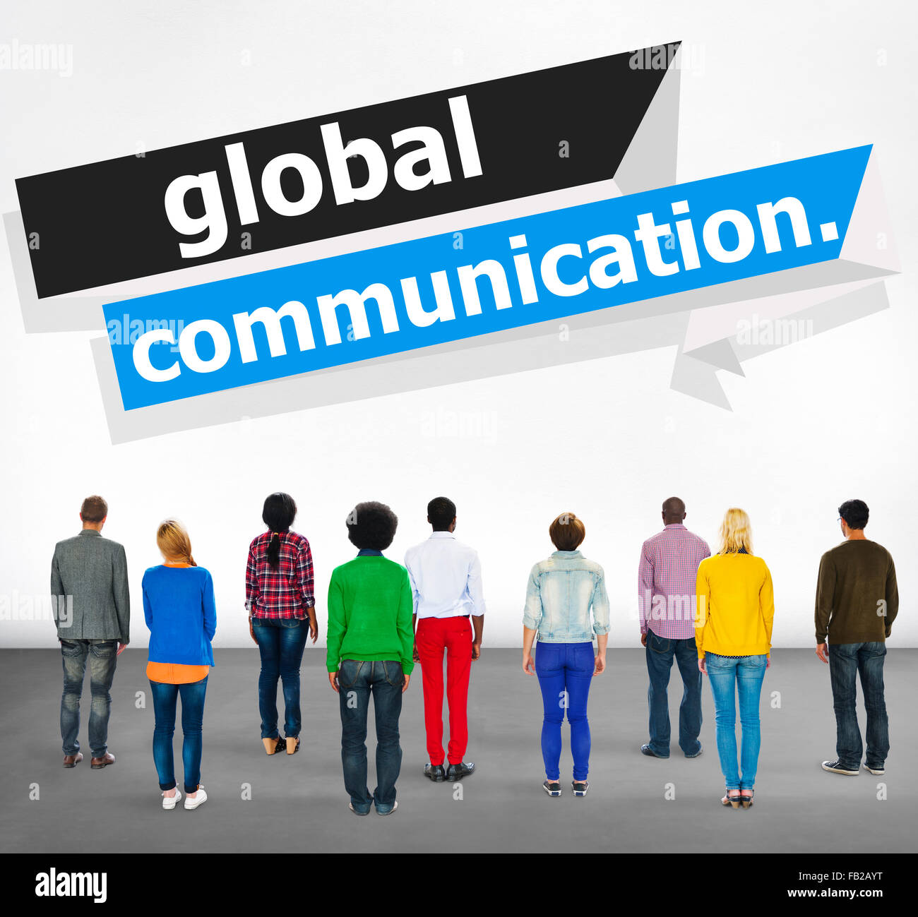 Global Communications Connection Communicate Concept Stock Photo - Alamy