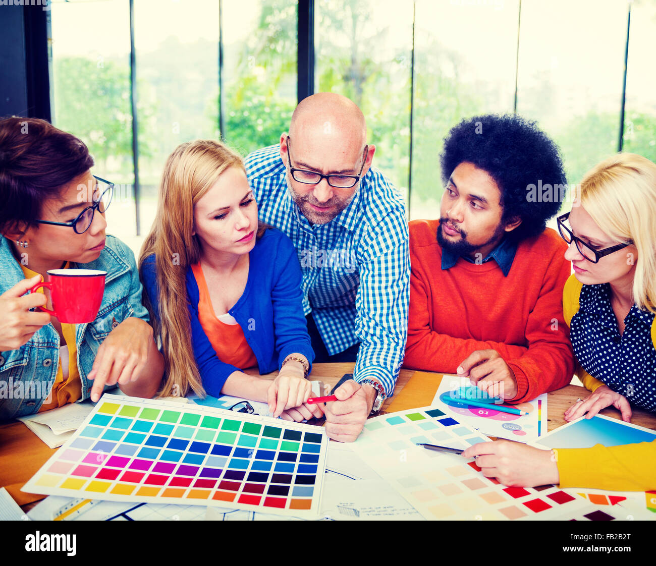 Designers Team Creative Occupation Working Planning Concept Stock Photo ...