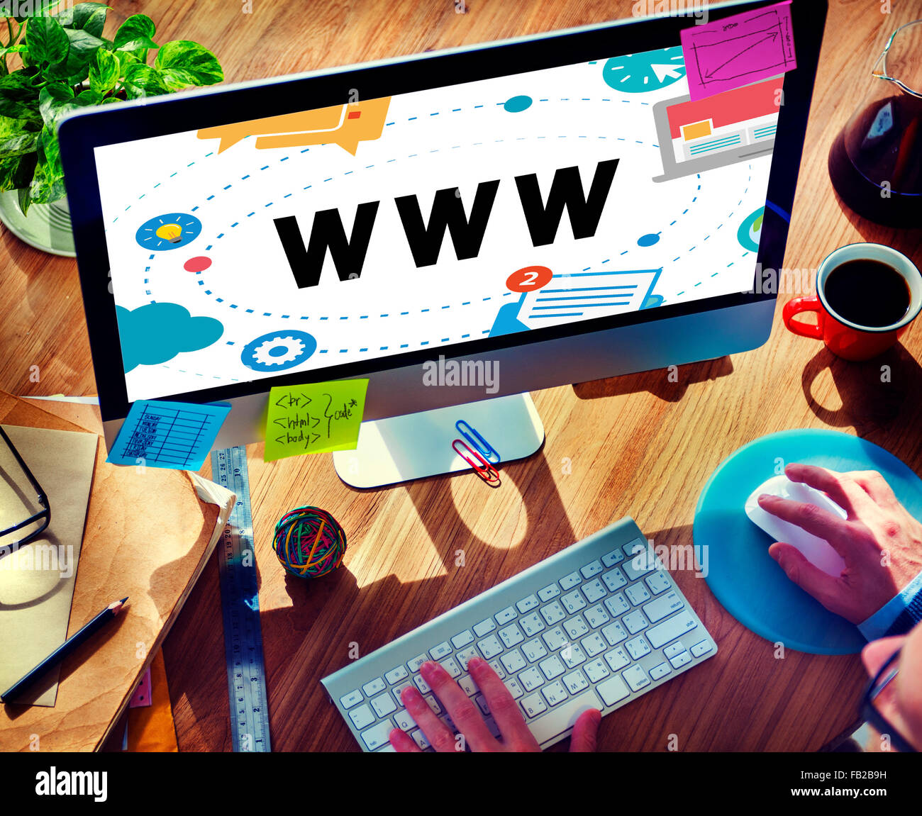 WWW Web Internet Online Connection Concept Stock Photo - Alamy