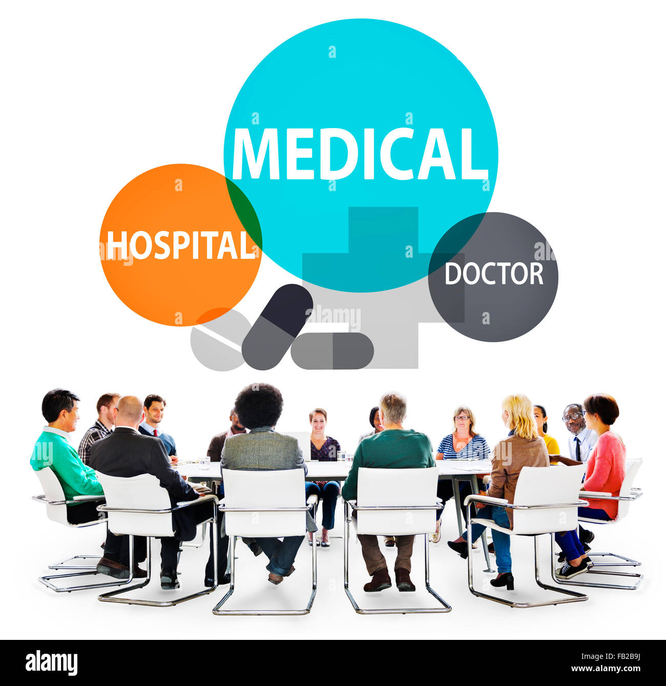 Medical conference concept doctor Cut Out Stock Images & Pictures - Alamy